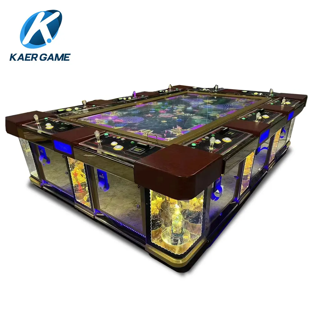 Deluxe Arcade Fish Game Table 10 Player Machine 100'' Ocean King 3 Plus ...