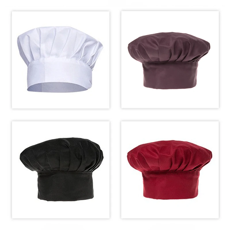 Kitchen Chef Uniform Hat Chef Hat Black Apron With Chef Hat - Buy Chef ...