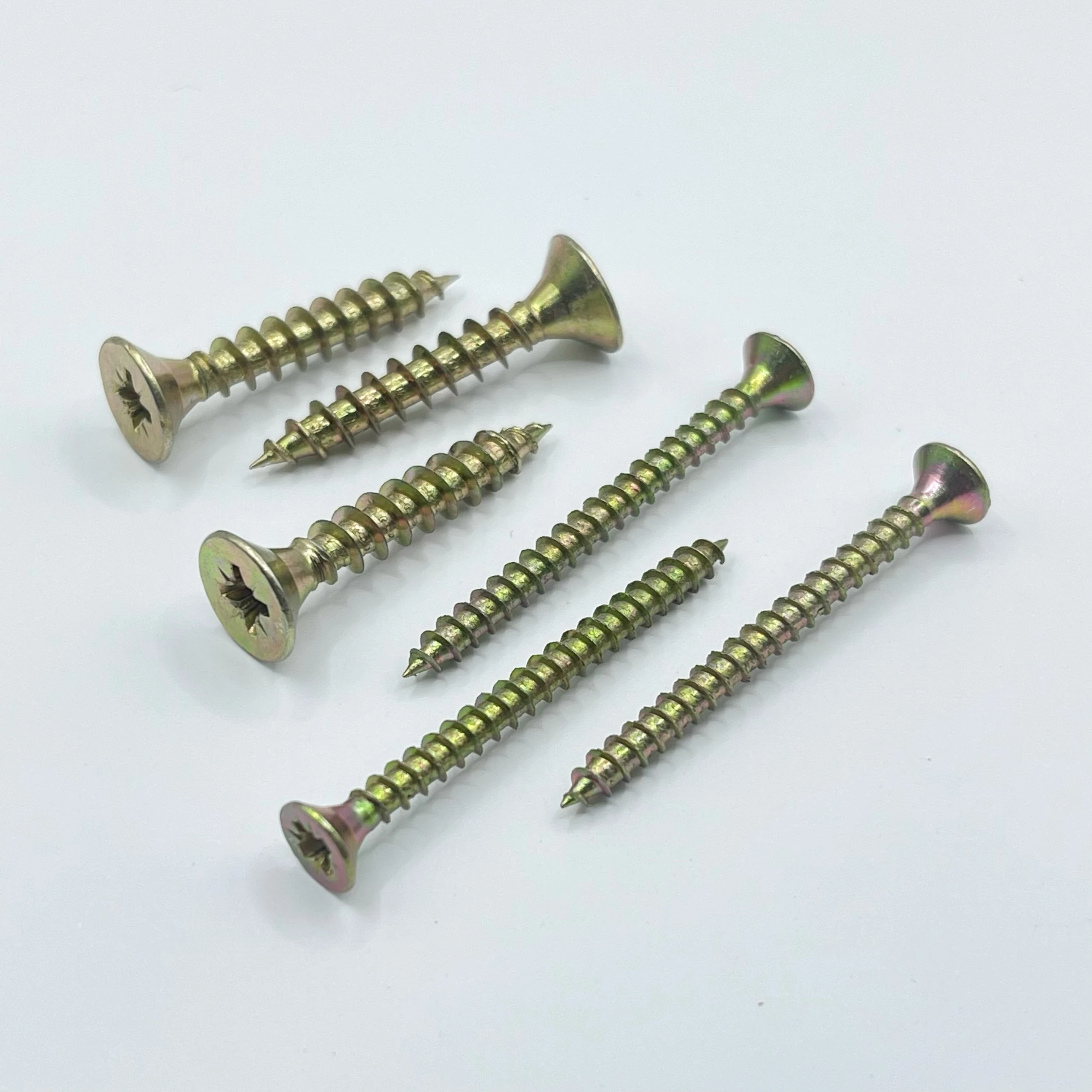 3.5*20 Fasten Screw Double Coutnersunk Csk Head Galvanized Self Tapping Screw Chipboard Screw ...
