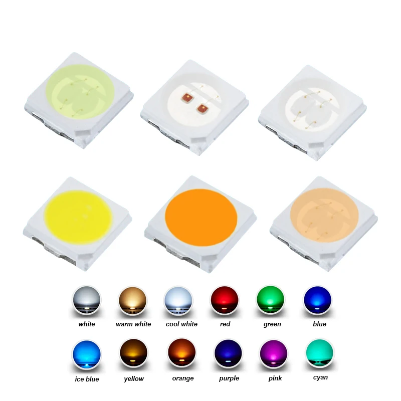 Wholesale 1206 ( 3216 ) 1209 ( 3227 ) SMD Diode LED CHIP RGB Bi-color ...