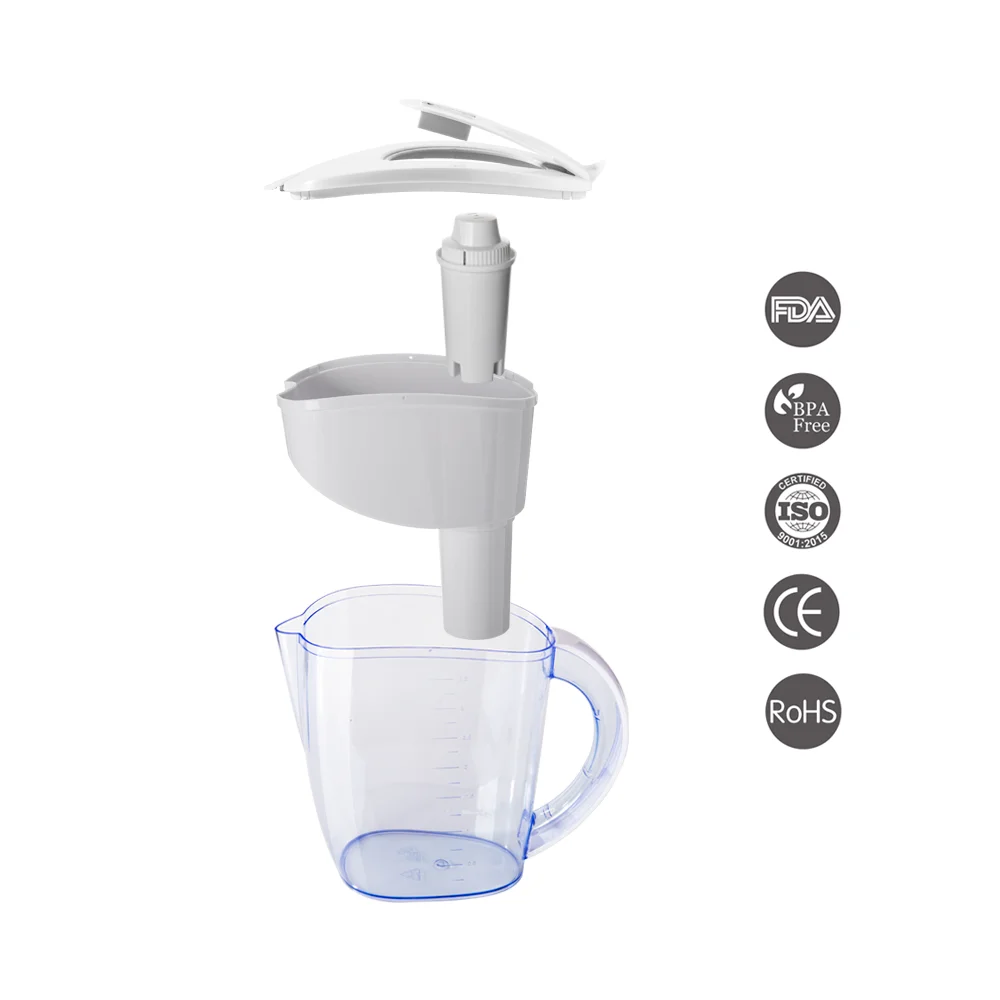 Pure Home Water Filter Pitcher Wellblue Alkaline 3.5L Jug Portable ...
