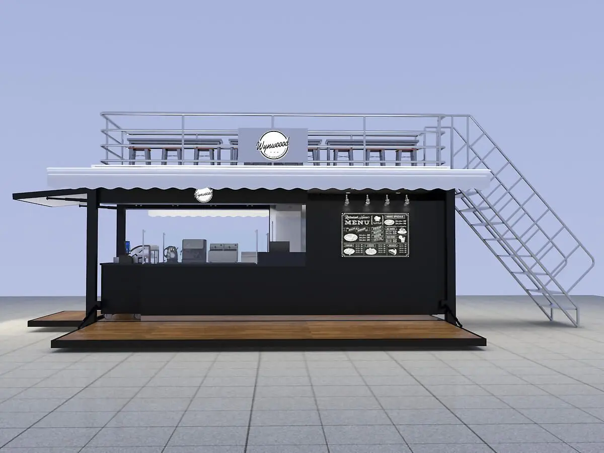 20ft Double-deck Container Shop Display | Custom Attractive Outdoor ...