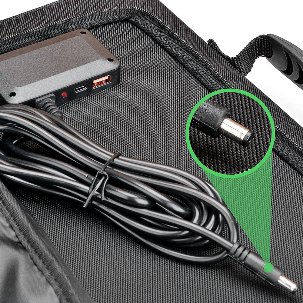 200w Solar Panel Foldable Rotation Charging Bag Portable Charging 18 ...