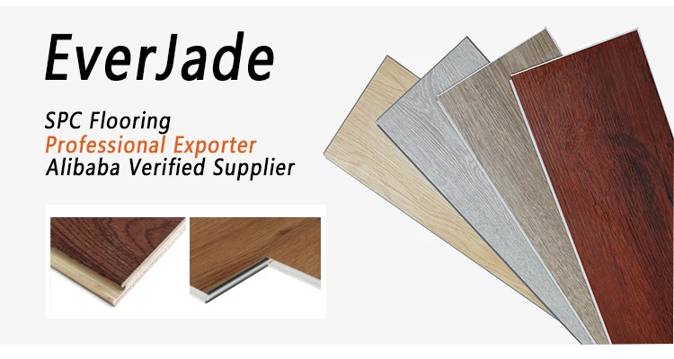 Bedroom Spc Wood Grain Stone Plastic Composite Spc Buckle Type Floor ...