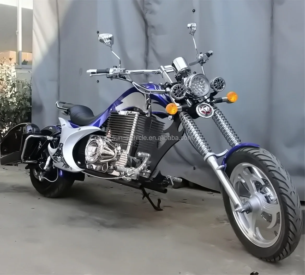 Enduro Electric Motorcycle Chopper for Adults | 3000W, 72V, 80km/h ...