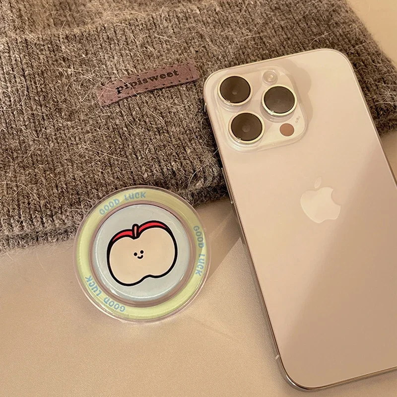 Korean Cute Cartoon For Mag Safe Magnetic Phone Griptok Grip Tok Stand ...