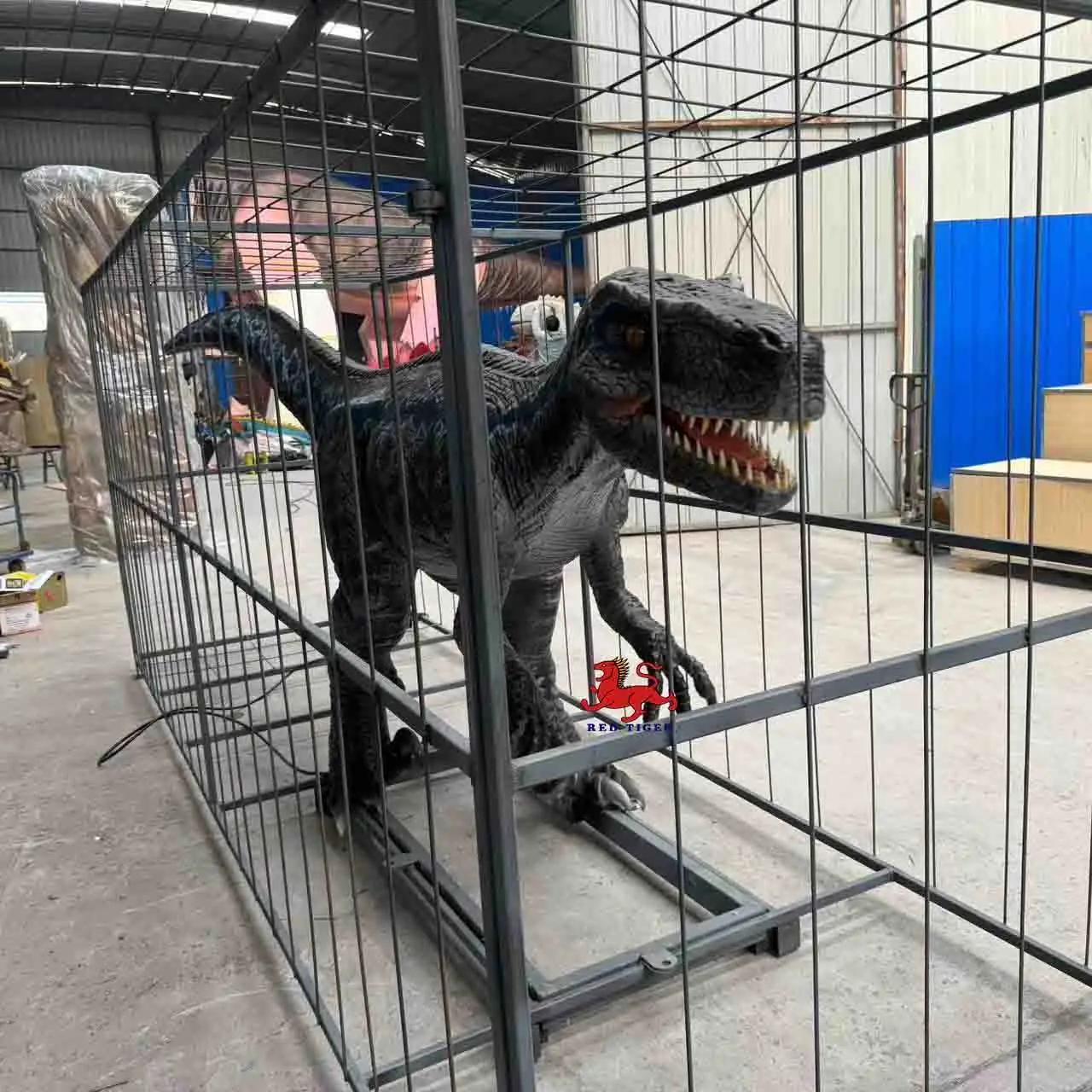 Dinosaur Park Animatronic Realistic Lifesize Raptor Model - Buy ...