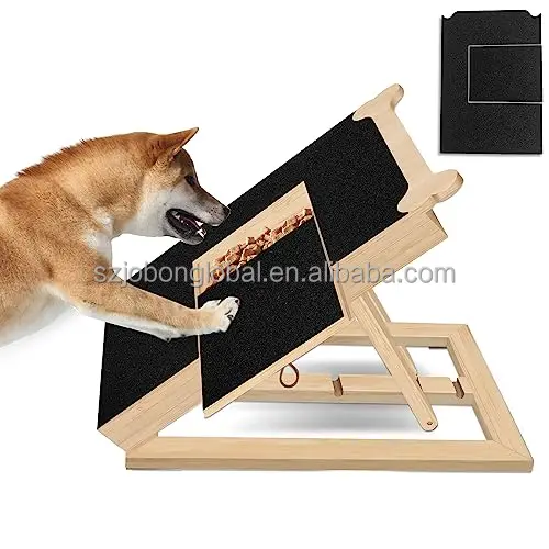 Petdom Foldable Wooden Dog Nail File Board Scratch Pad