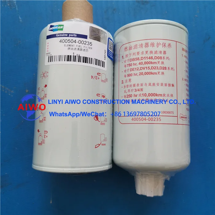 DH220-5 DH225-7挖掘机用斗山燃油水分离器65.12503-5011D过滤器65.12503-5016| Alibaba.com