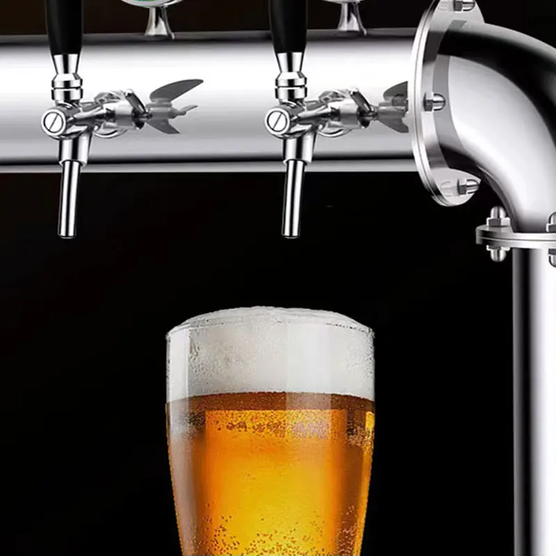 Stainless Steel Oem Black Color Movable Beer Tap Wall Beer Cooler With ...