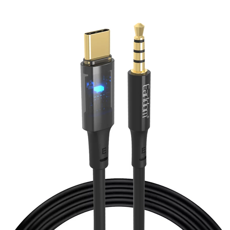 EARLDOM type c audio connector 3.5mm aux headphone jack adapter usb c headphone adapter for ...