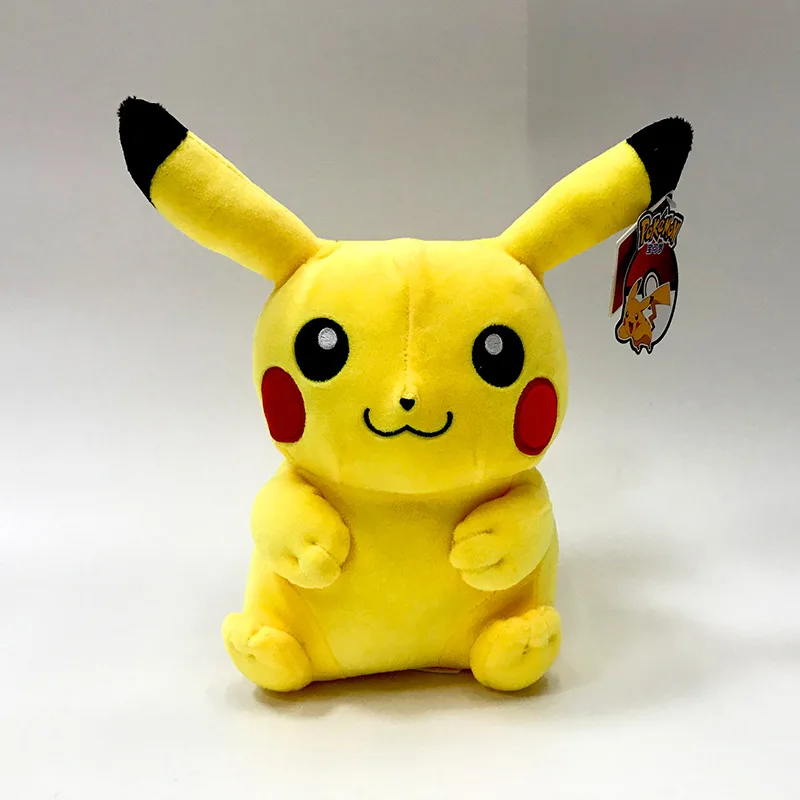 Genuine Authorization 20cm Pikachu Squirtle Bulbasaur Plush Toy Grab ...