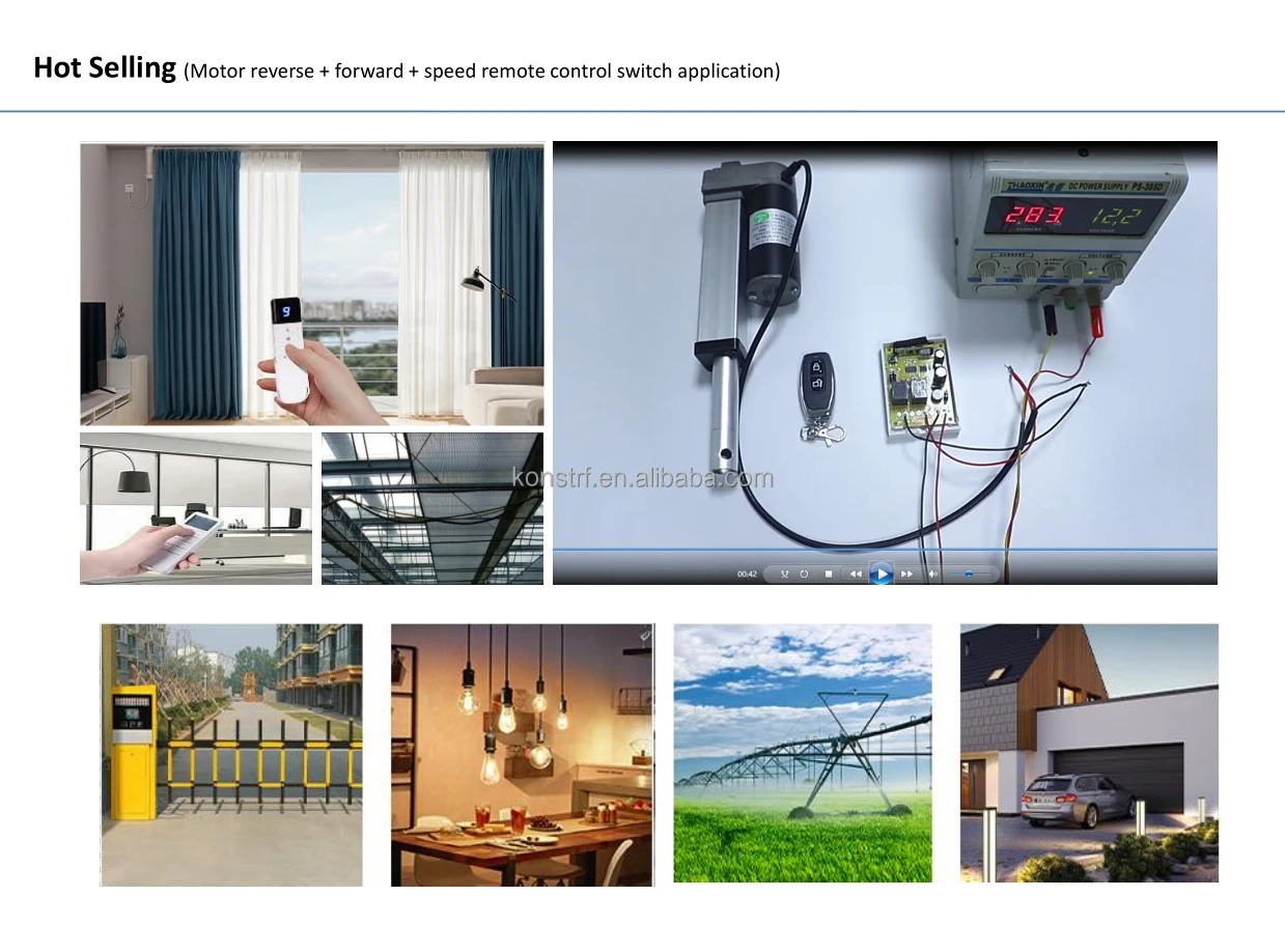 Factory Products Catalog RF Wireless Transmitter Universal Wireless ...
