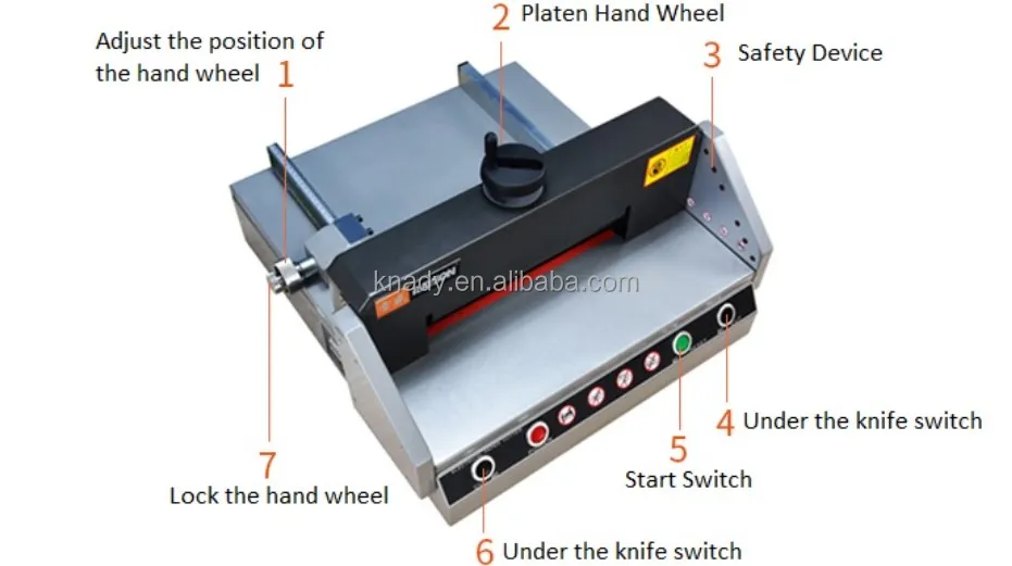 320mm Desktop Electric Guillotine Paper Cutter Machine