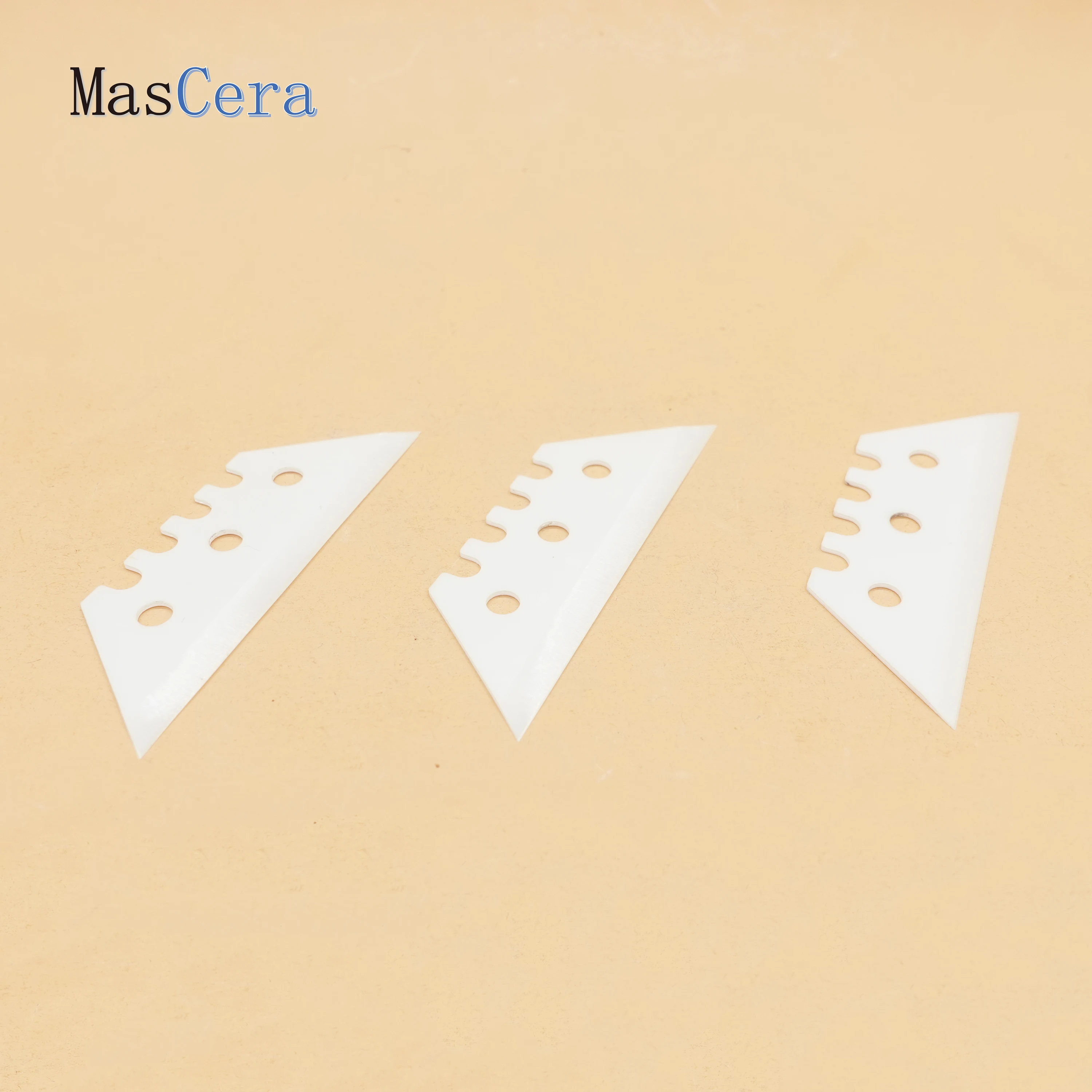 Never Rust Three Holes Zirconia Zro2 Ceramic Razor Blade/shear Blade ...