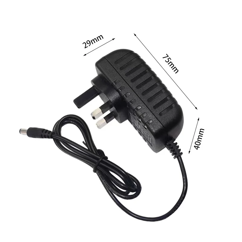 Black White Desktop Ac Adaptor 3v 6v 9v 12v Dc Power Supply 0.5a 1a 2a ...