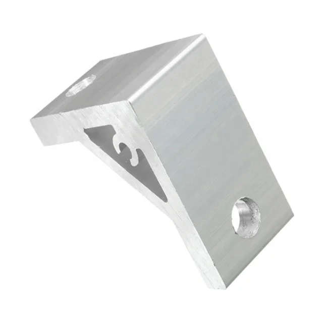 30x30 Silver Aluminum Profile L Angle Bracket for Corner Brackets