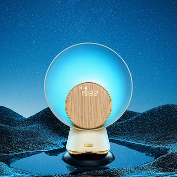 Moon Light Wireless Charging Bt Speaker Intelligent Creative Alarm ...