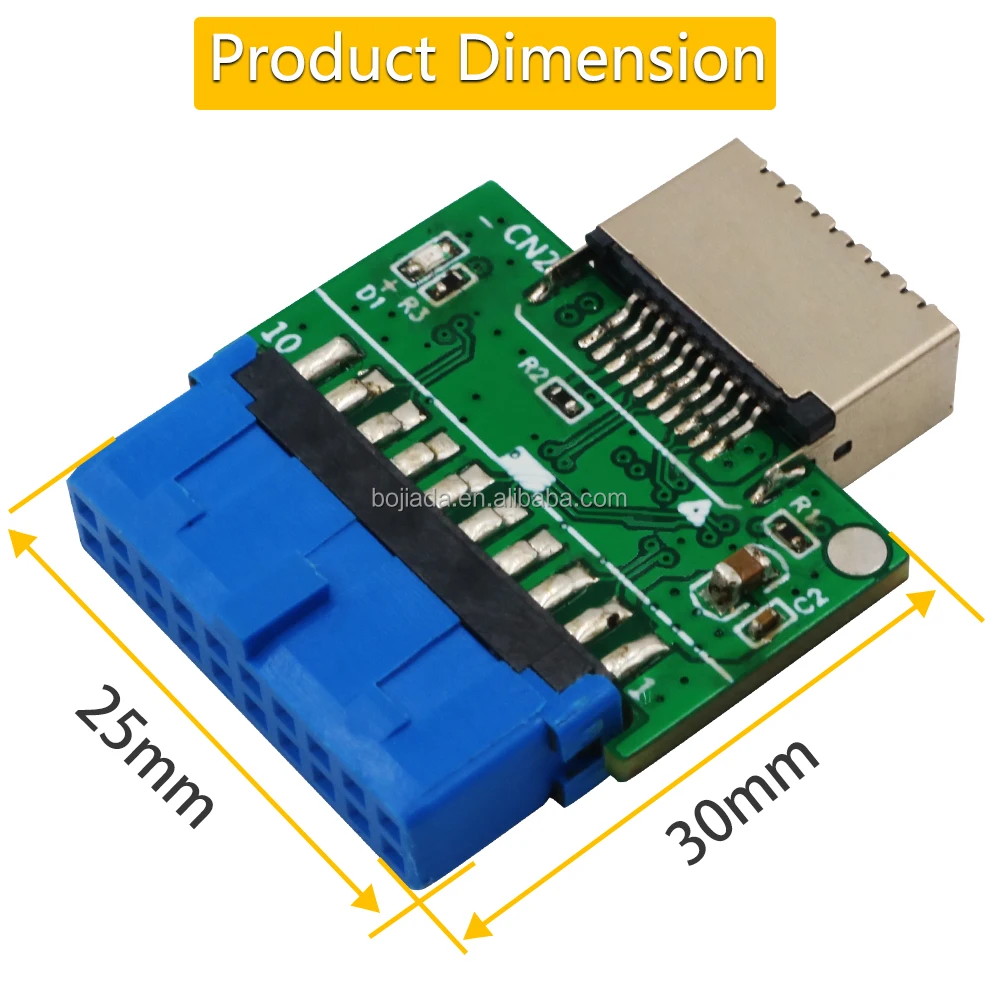 Usb Type-e Connector To Motherboard Usb3.0 19pin Header Converter ...