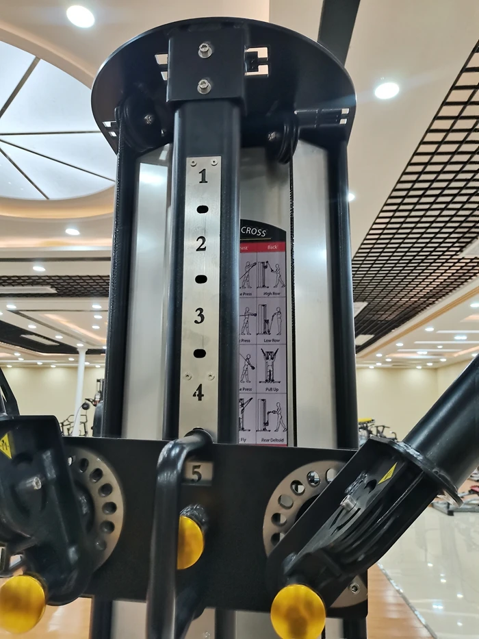 Compact Cable Crossover Commercial Gym Equipment Multi Functional ...