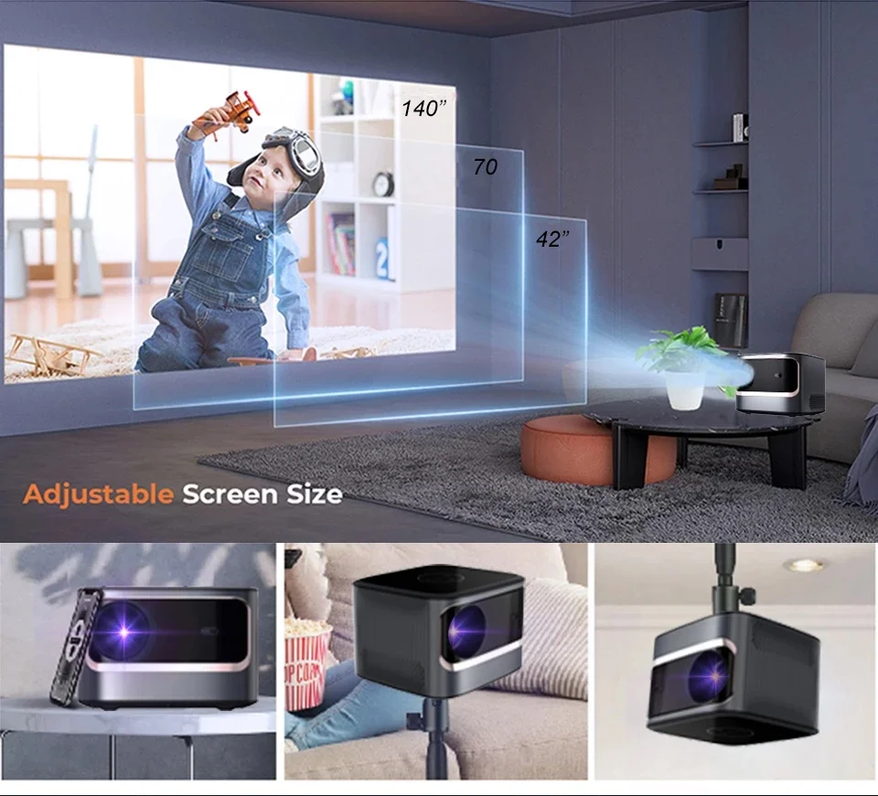 Vsmile V0041sm Smart 3d Support Android 9.0 Home Theater Portable ...