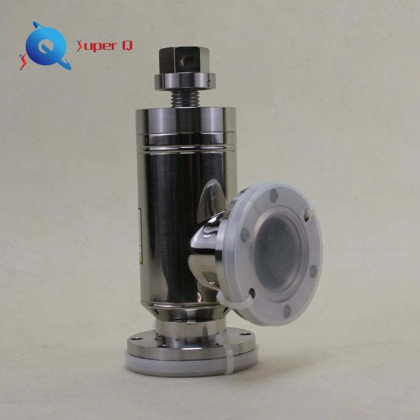 All Metal Bakeable Compact Manual Angle Valve - CF35 Conflat, SS