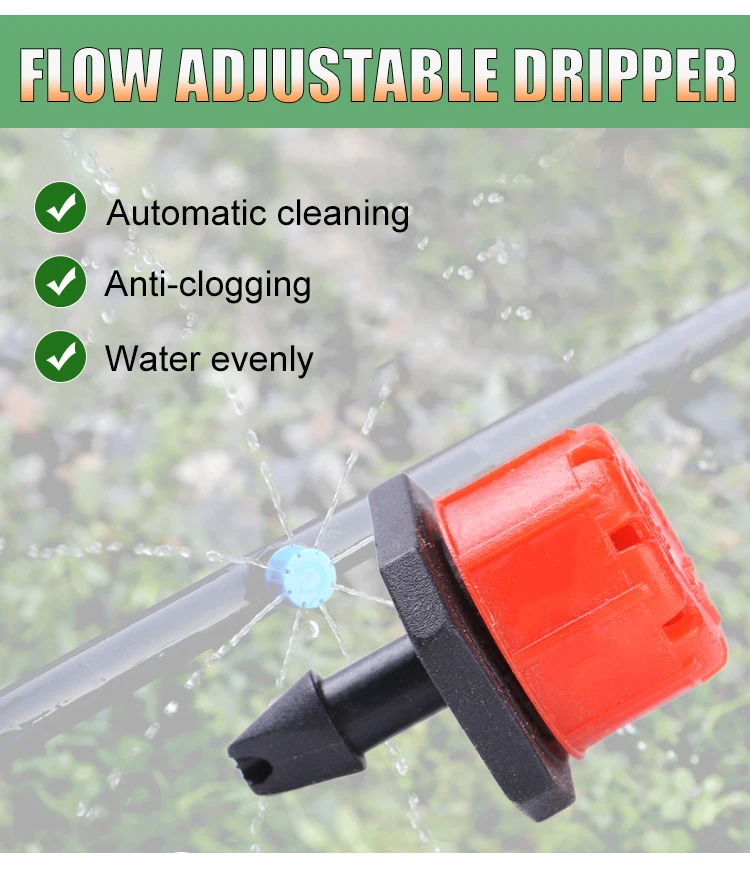 Adjustable Dripper Pressure Compensation Watering Nozzle Drip for ...