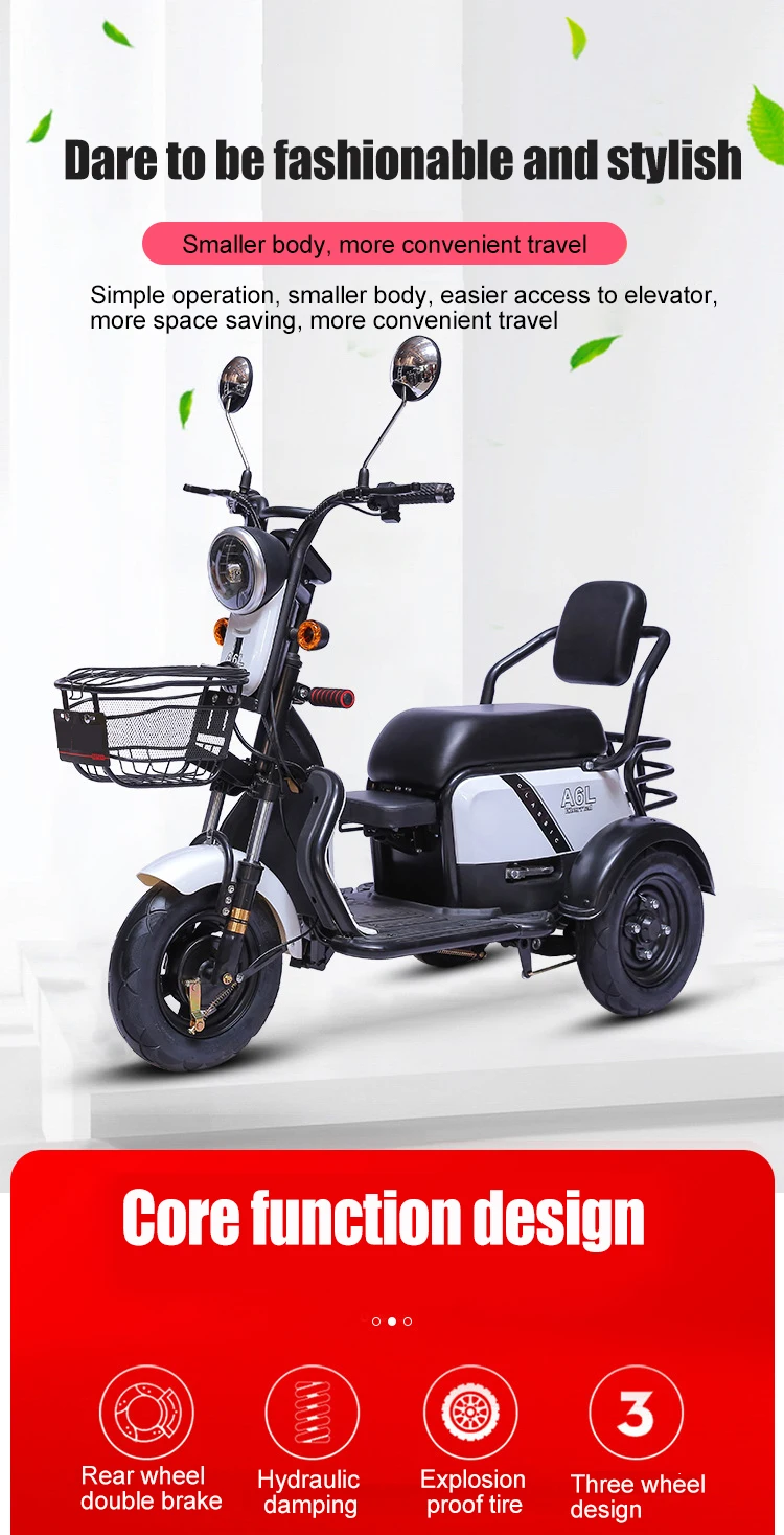3 Wheel Cycle - Electric Tricycle for Adult Fun & Mobility