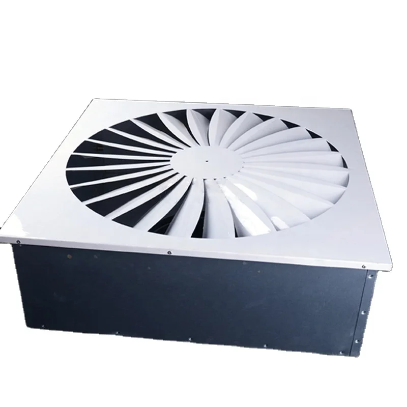 HVAC Air Duct Vent Adjustable Swirl Square Diffusers