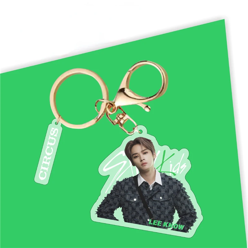 Kpop Stray Kids Fashion Keychainacrylic Key Chain Double Sided Printing ...