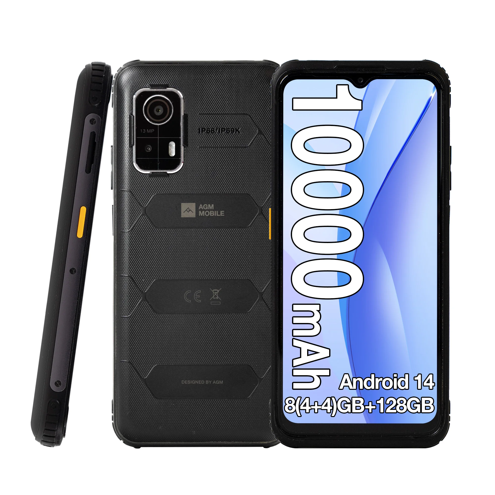 AGM H MAX - Rugged Android Smartphone with 10000mah Battery