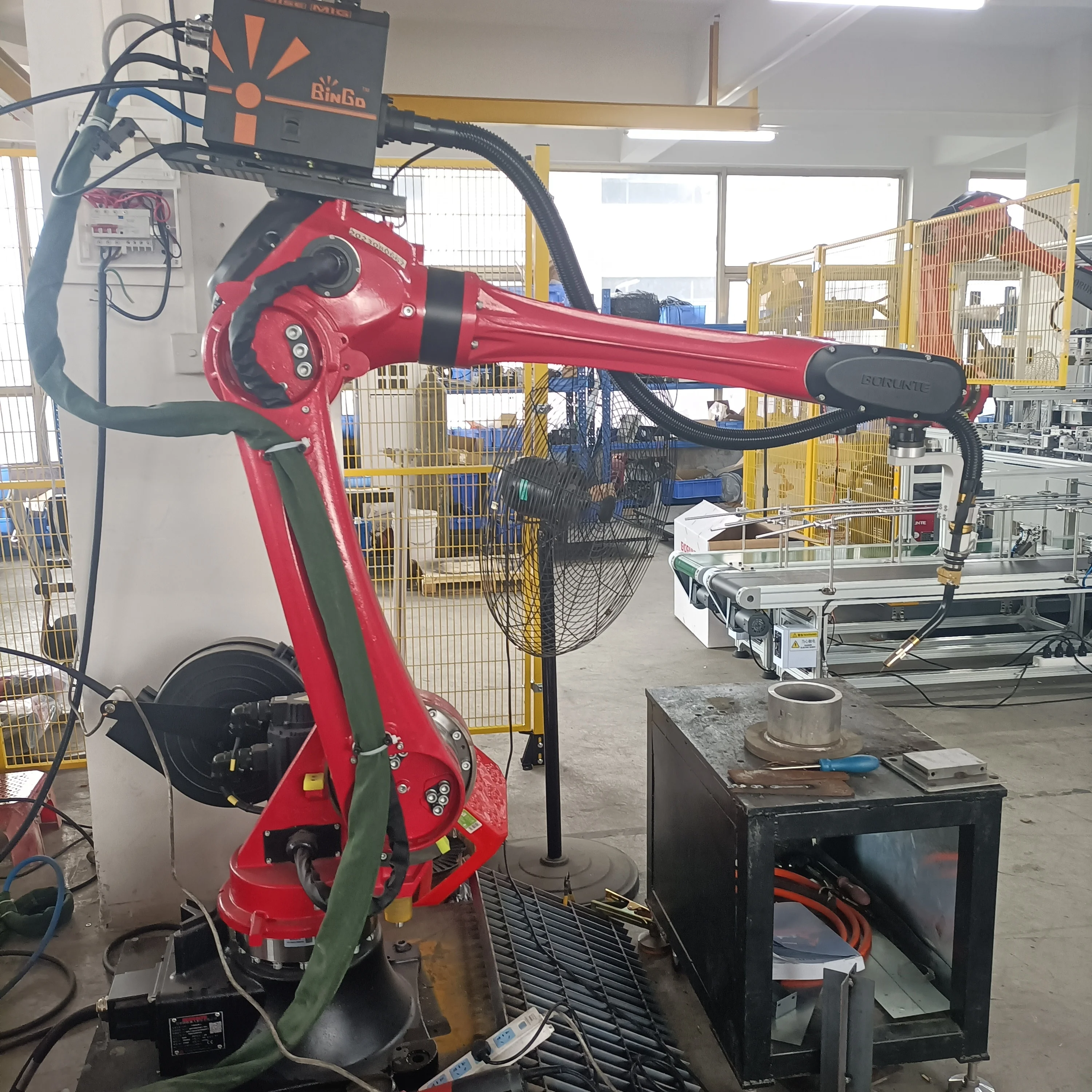 High Speed Automata Soldering Robotic Arm 6 Axis Industrial Robot Arm ...