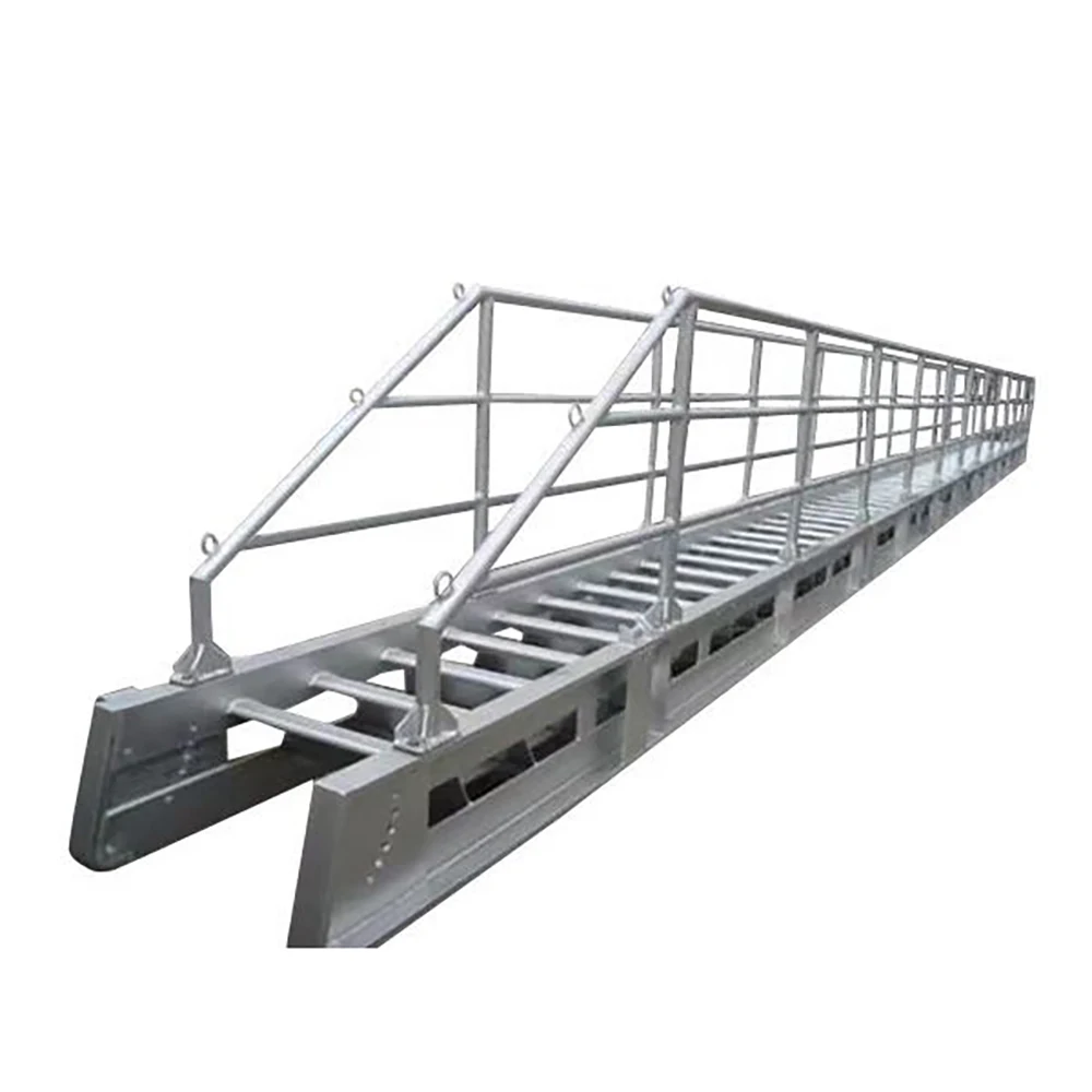 Marine Aluminum Boat Gangway Walkway Accommodation Ladder For Ship ...