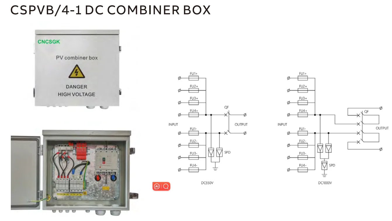 Photovoltaic System Pv Array Smart Combiner Box with Monitoring ...