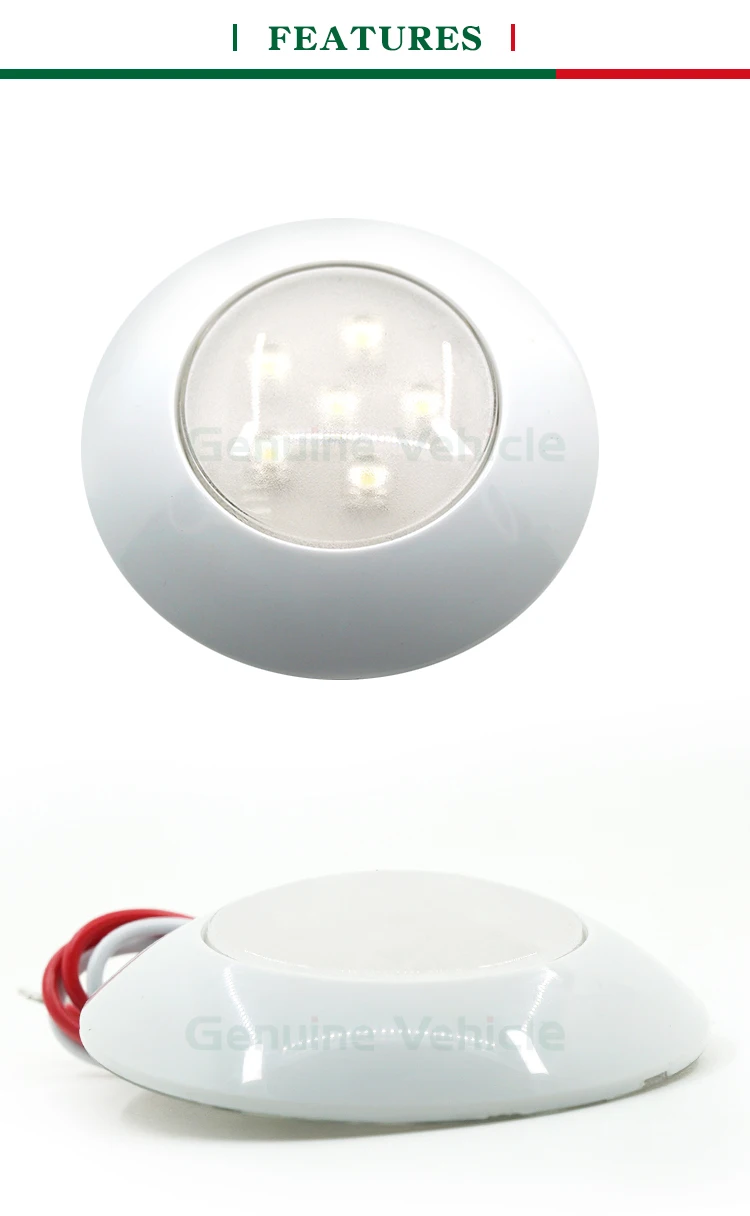 Genuine Vehicle Rv Caravan Small Ceiling Light Surface Mounted Dome ...