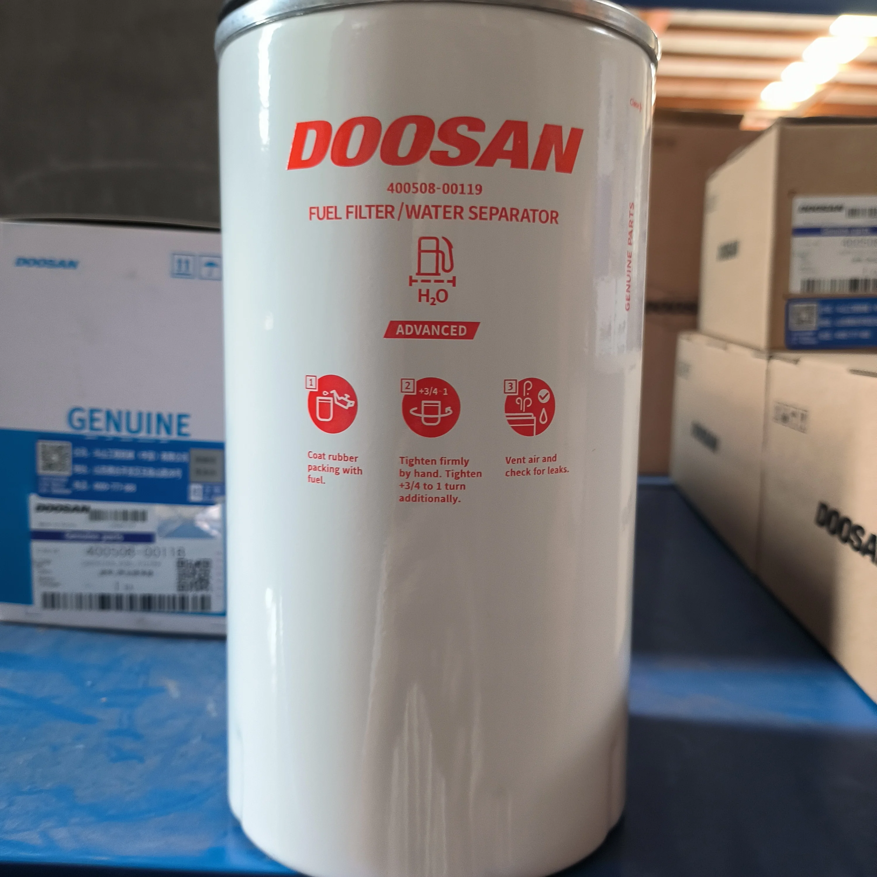 Doosan Daewoo Excavator element Doosan Excavator DX Original Pre Fuel ...