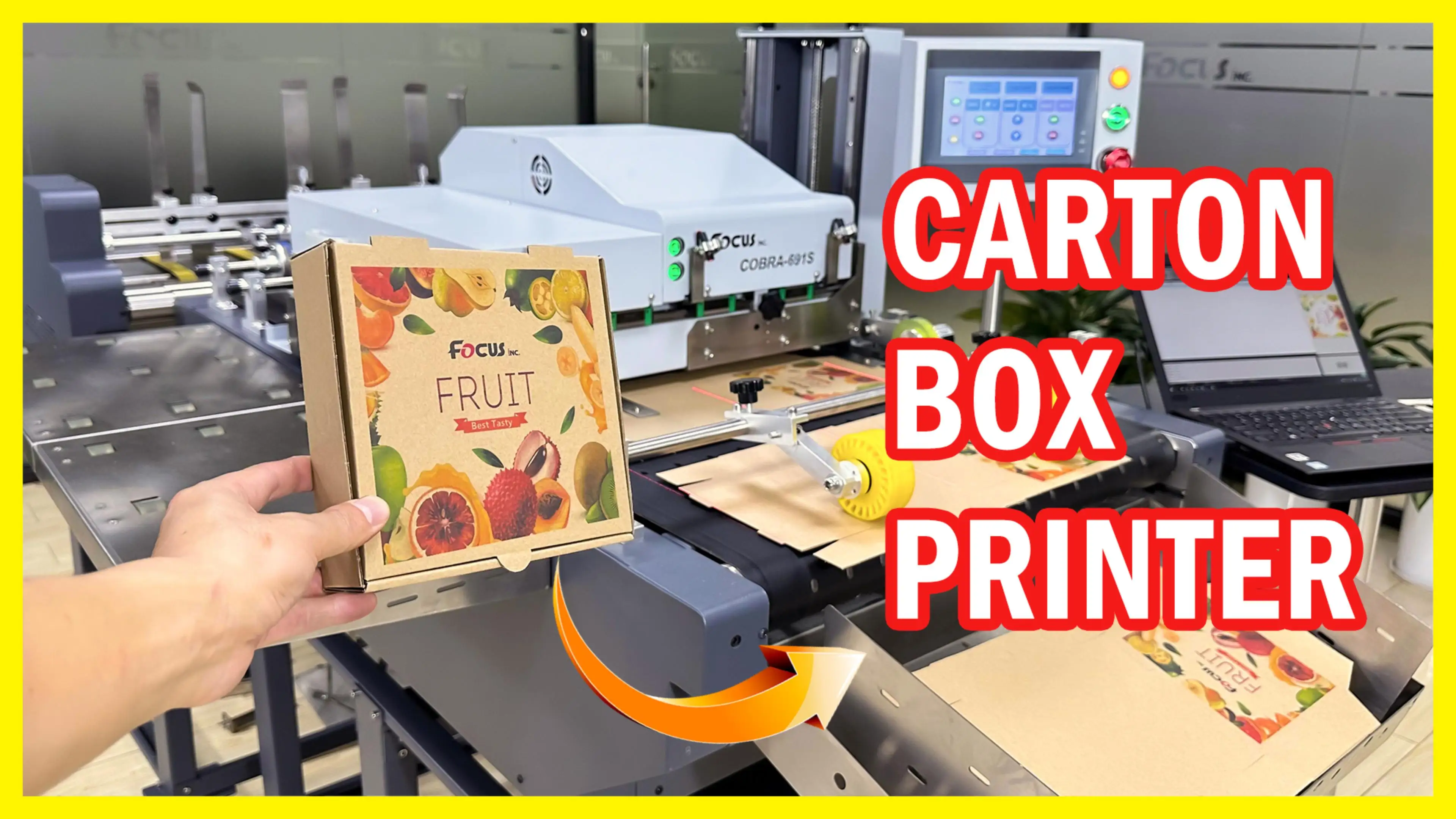 Focusinc Paper Industrial Digital Screen Printing Machine Boxes Bag ...