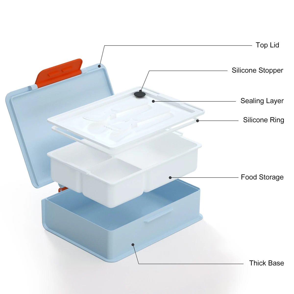 New Book Design Bento Box For School,Portable Plastic Bento Box For ...