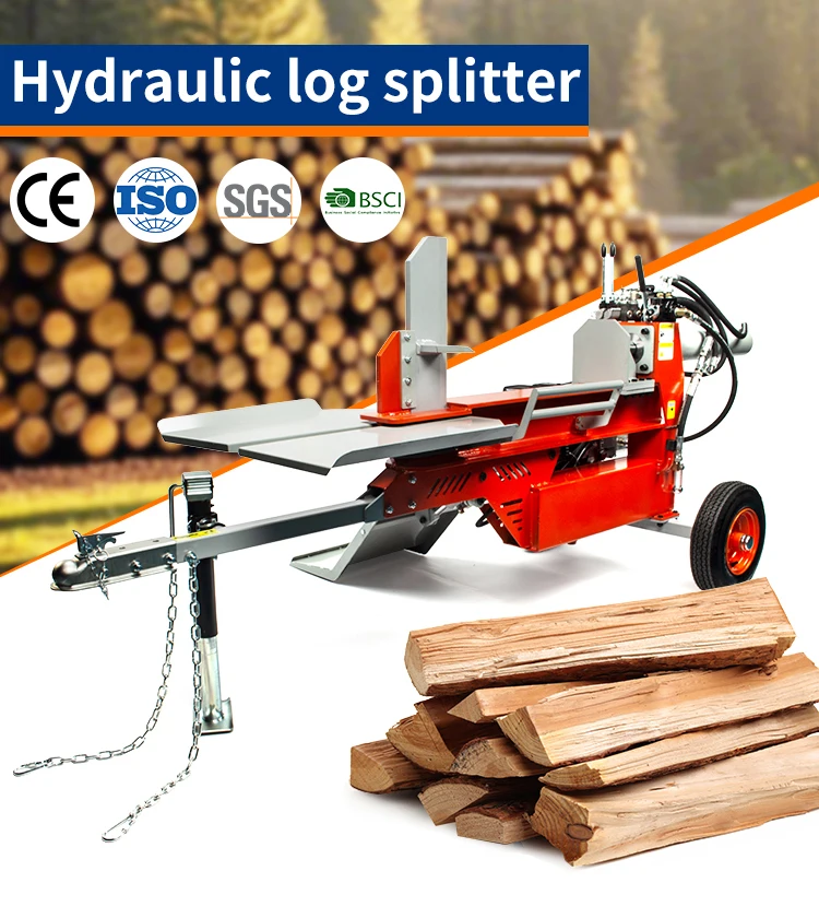 Woer Fire Wood Chopping Machine Log Cutter and Firewood Processor ...