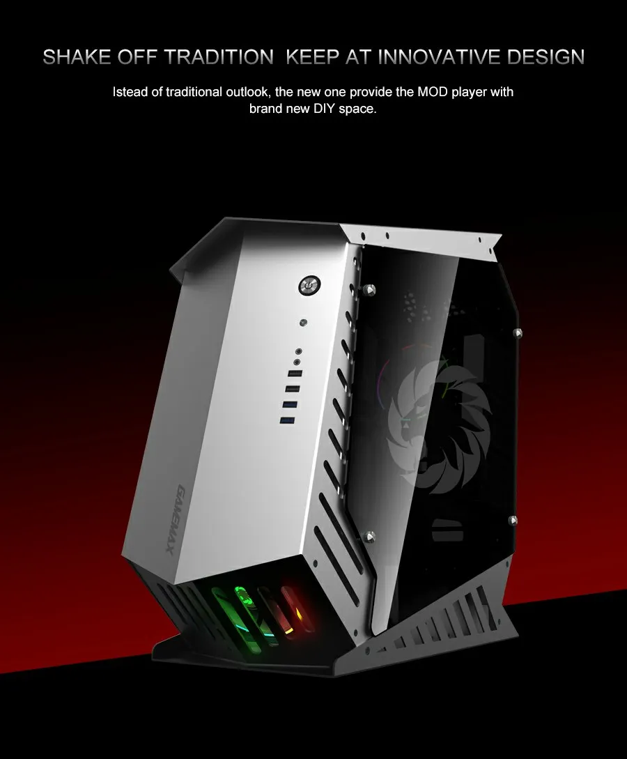 AUTOBOT Full Tower Gaming ATX Computer Chassis - Aluminum