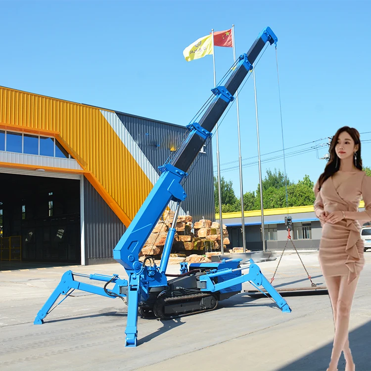 1200kgs Compact Mini Spider Crane For Sale - Buy Mini Spider Crane ...
