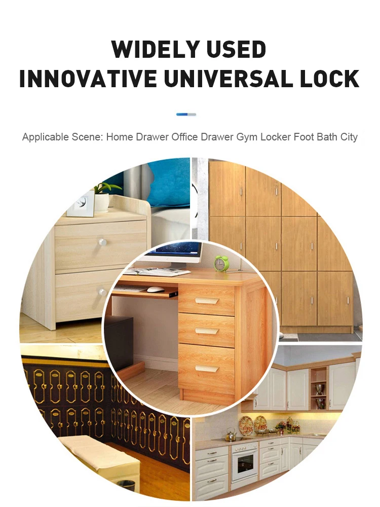 Invisible Smart RFID Cabinet Lock for Home & Office - Durable, Anti ...