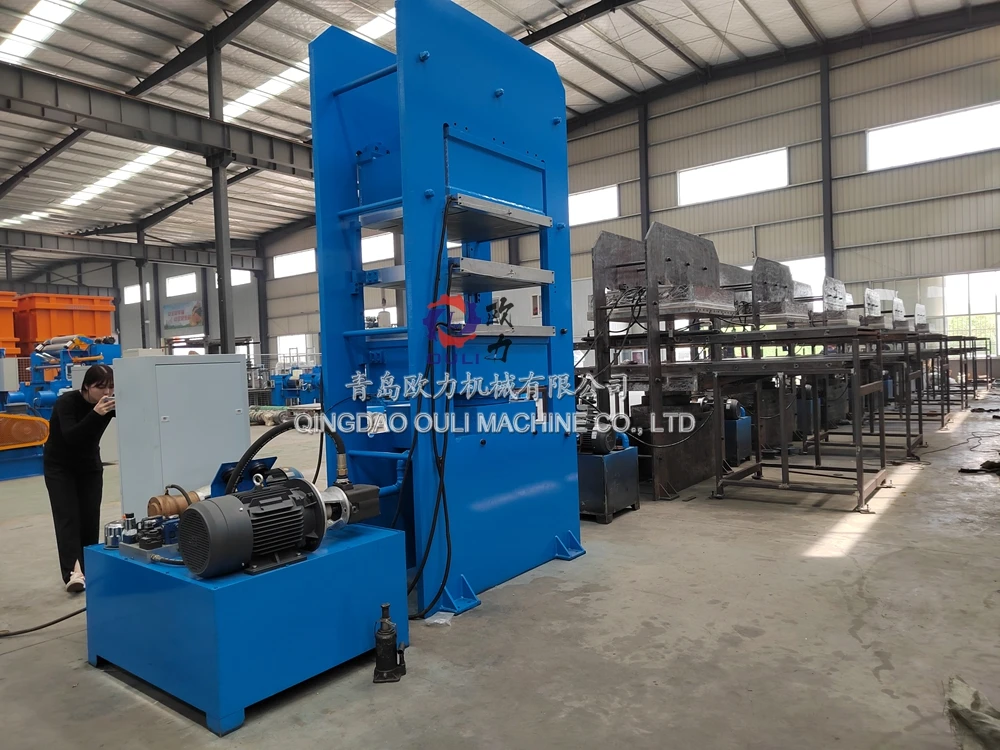 Hydraulic Frame Hydraulic Cow Mat Frame Vulcanizing Press To Making ...