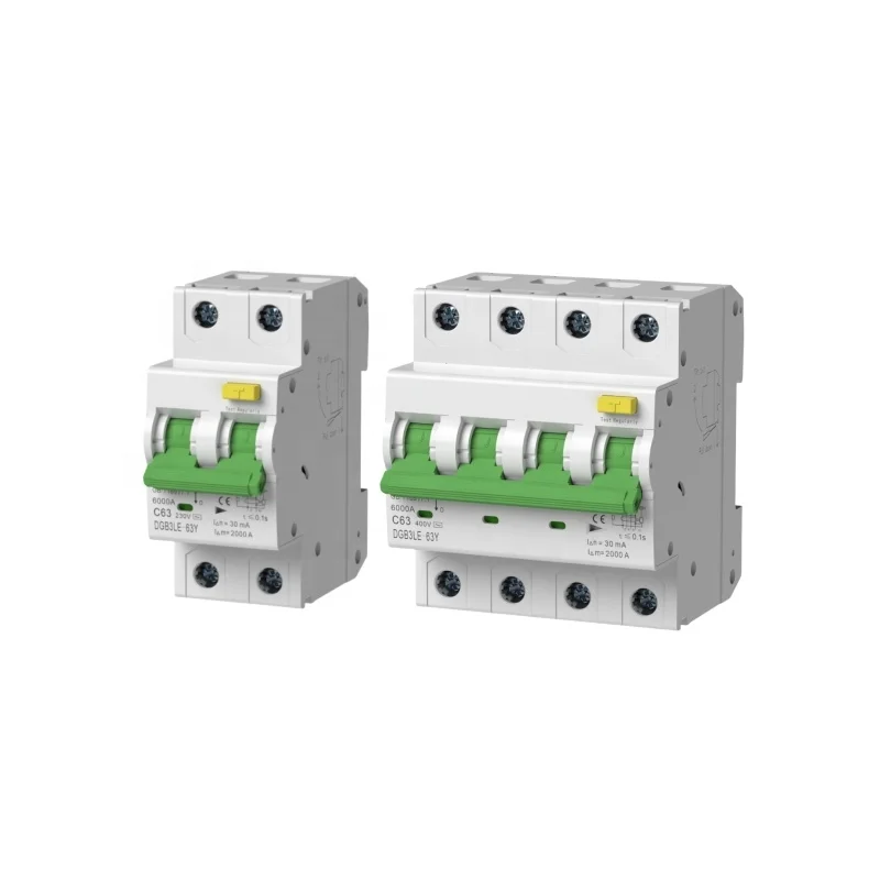 Type C 2 Pole Rcbo 30ma Circuit Breaker 4 Pole 6a-63a Rcbo - Buy Type C ...