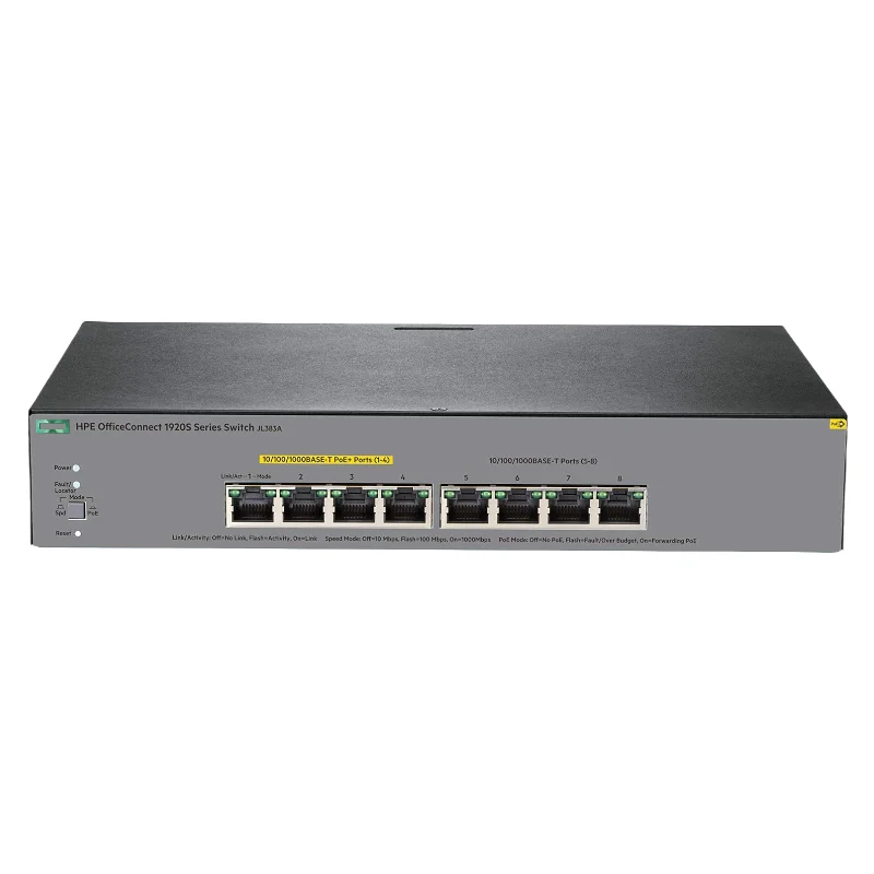 HPE Officeconnect 1920S 8G Ppoe+ 65W Switch Aruba JL383A Switch ...