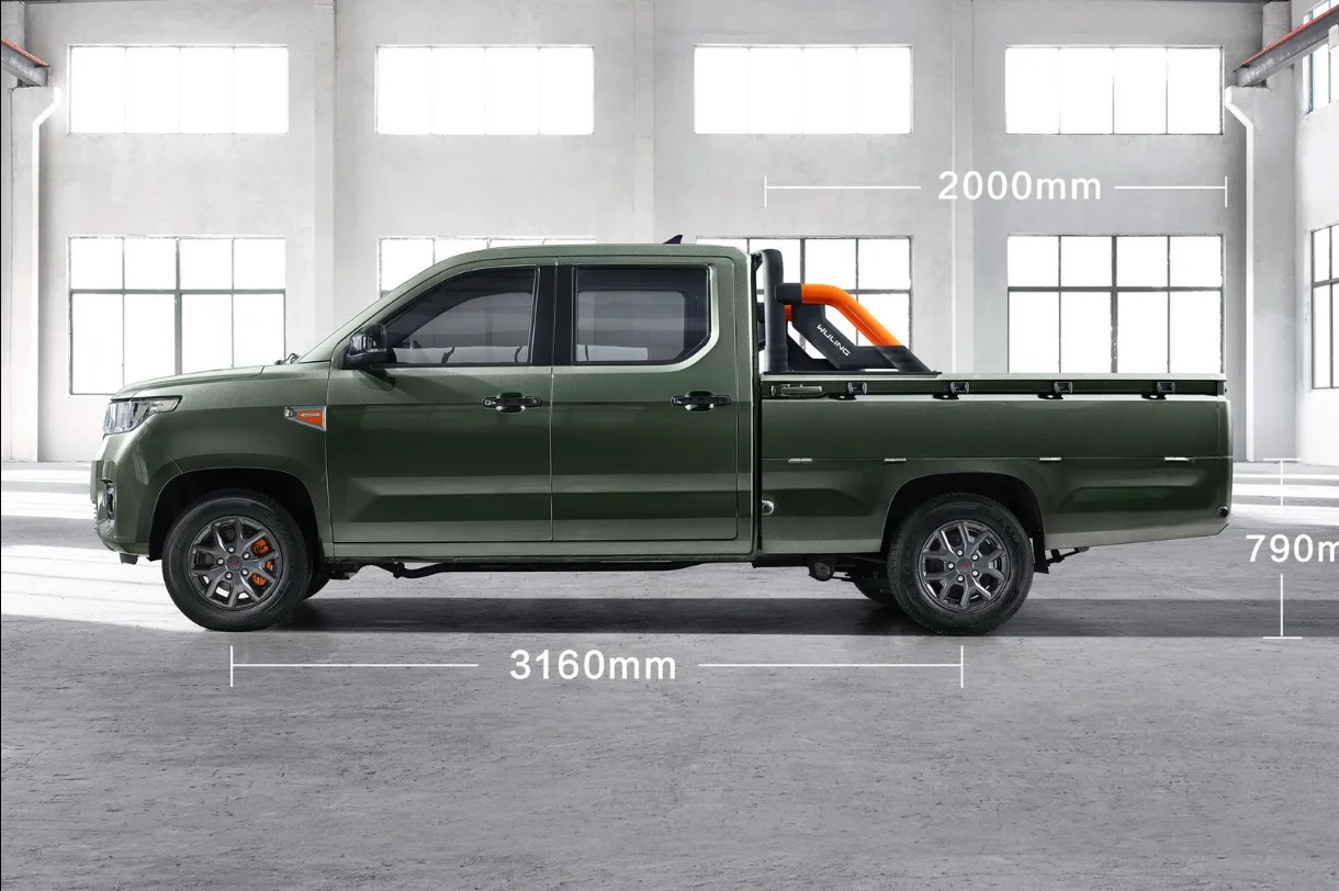 Wuling Journey Zhengtu 1.5l Gasoline Fr 4x4 Pickup Truck 5 Seats Mini ...