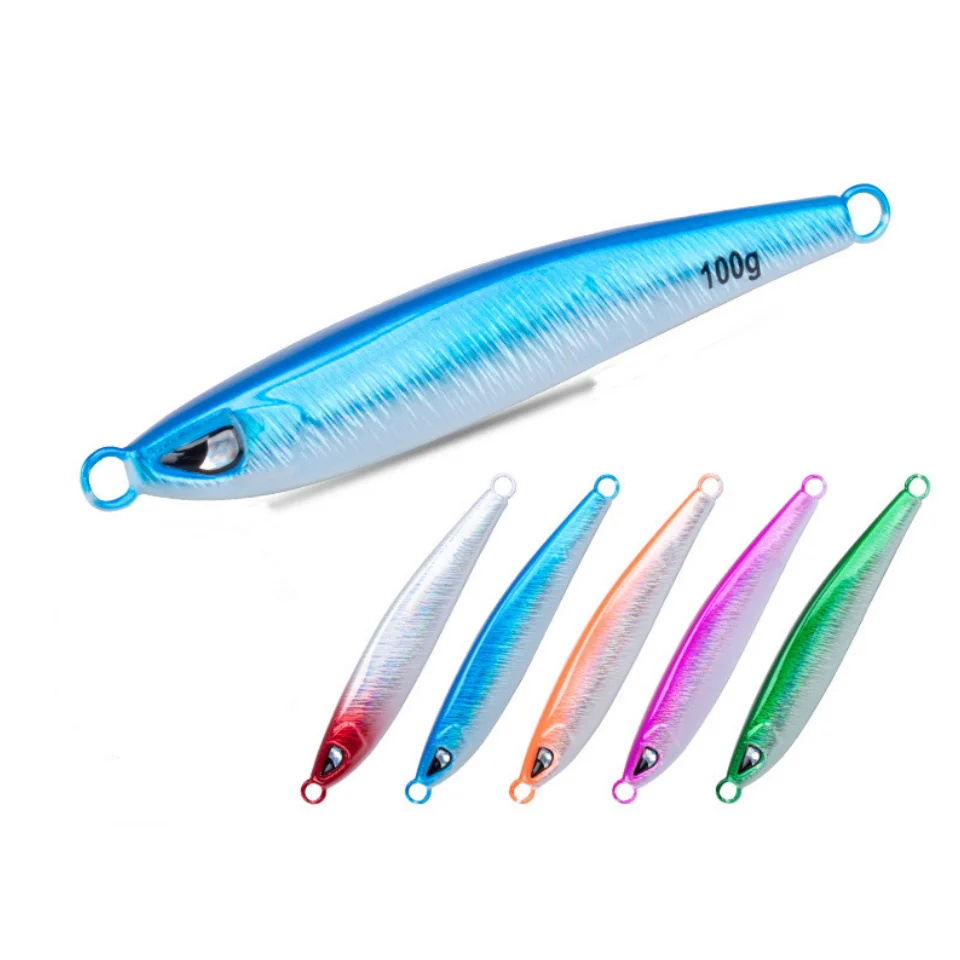 OEM 60g 100g 120g Long Casting Saltwater Fishing Fast Vertical Sinking ...