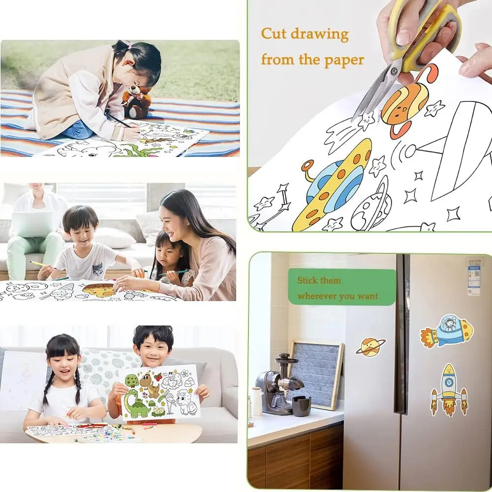 Children's Drawing Roll - Fun and Educational DIY Paper