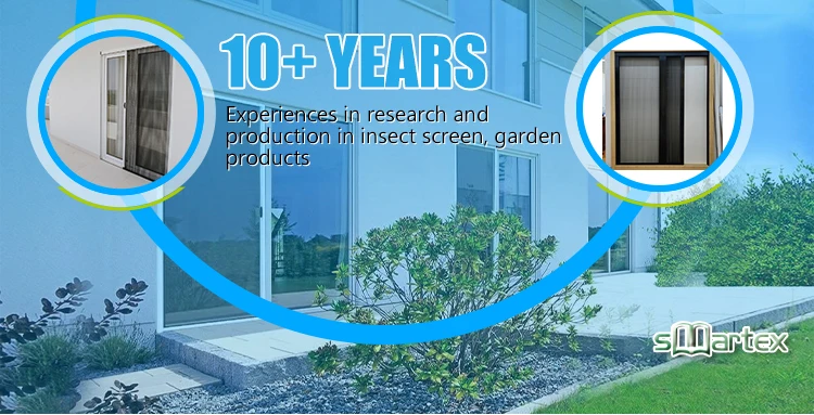 Trackless Retractable Screen Doors Sliding Door Trackless Pleated Mesh ...