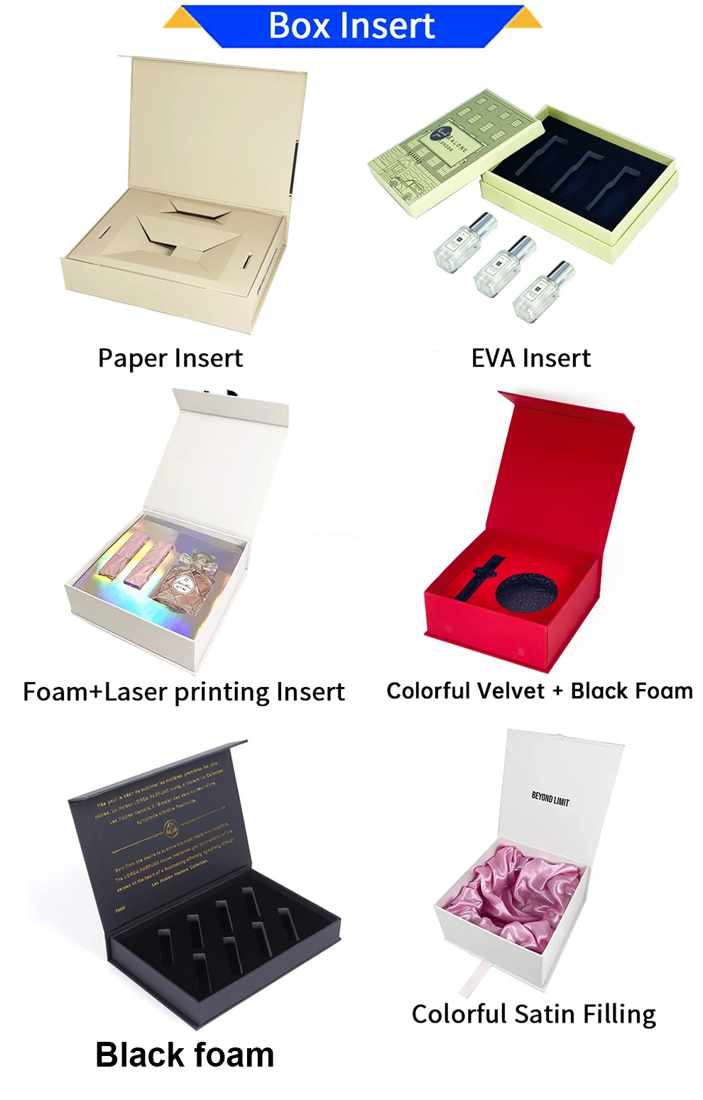 Premium Extra Large Big Elegant Folding Black Magnetic Magnetized Boxes ...